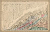 Historic Map - Mountains & Rivers, 1864, Joseph Hutchins Colton v2 ...