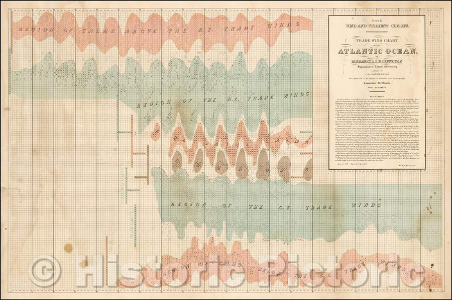 Historic Map - Series B. Wind and Current Charts. Trade Wind Chart of ...