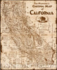 Historic Map - Reg Manning's Cartoon Map of California, 1939, Reginald ...