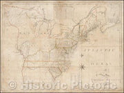Historic Map - The United States of America, 1803, Osgood Carleton - V ...