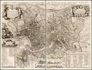Historic Map - Romae Ichnographia et Hypsographia Sive Planta et Faies ...