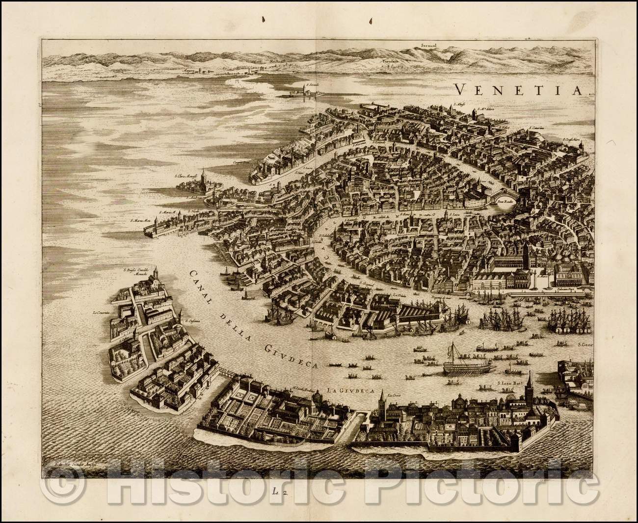 Historic Map - Venetia, 1660, Frederick De Wit v1 – Historic Pictoric