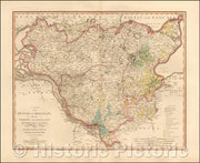 Historic Map - Dutchy of Holstein with the Territories of the Imperial ...