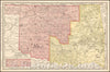Historic Map - Indian Territory & Oklahoma, 1895, Rand McNally & Compa ...