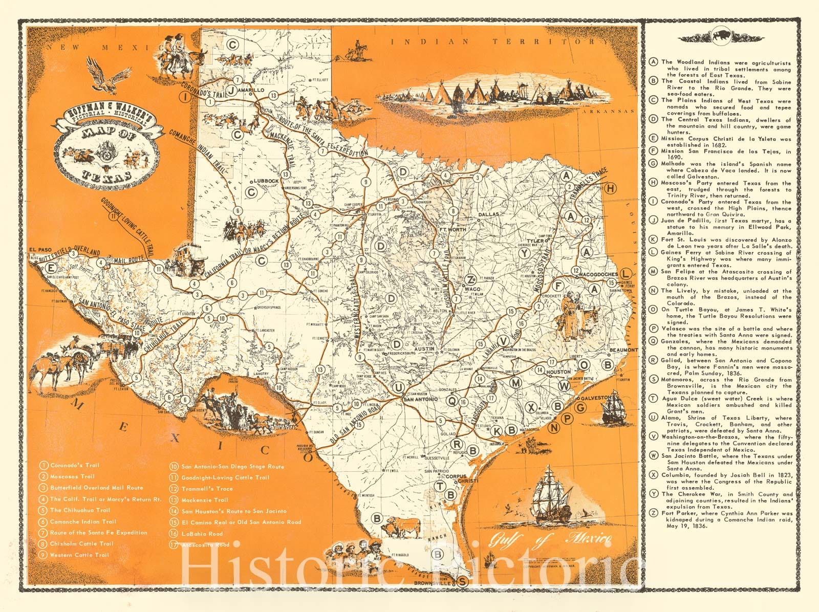 Map Of Houston Texas 1960