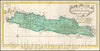 Historic Map - Nouvelle Carte De L'Isle De Java/Map of Java and Madura ...