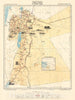 Historic Map - Tourist Map - The Hashemite Kingdom of Jordan, 1961, To ...