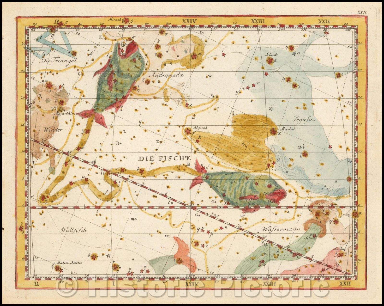 Pisces Constellation Map