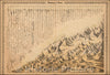 Historic Map - Mountains & Rivers, 1865, Joseph Hutchins Colton - Vint ...