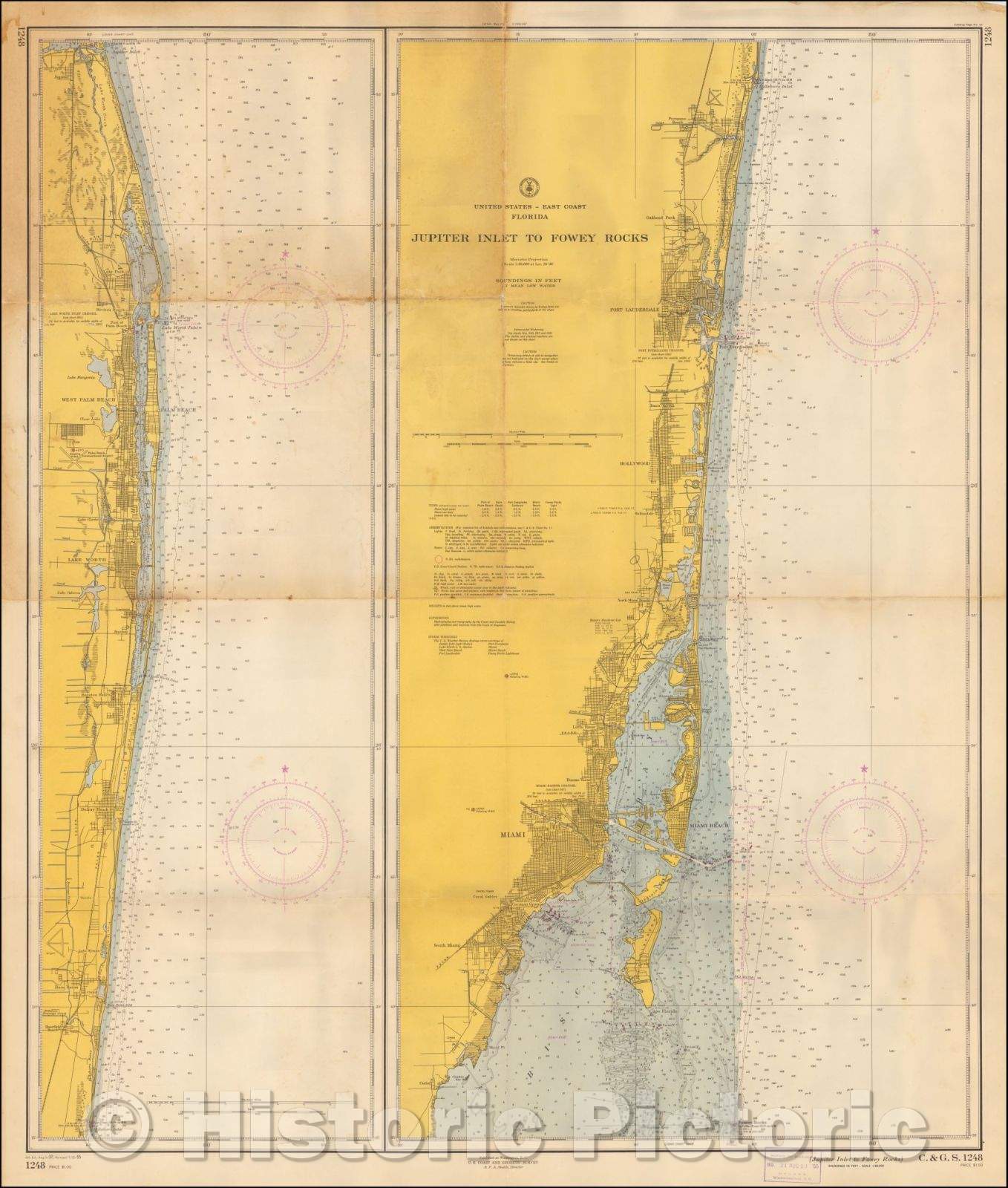 Old Maps Of Jupiter Florida