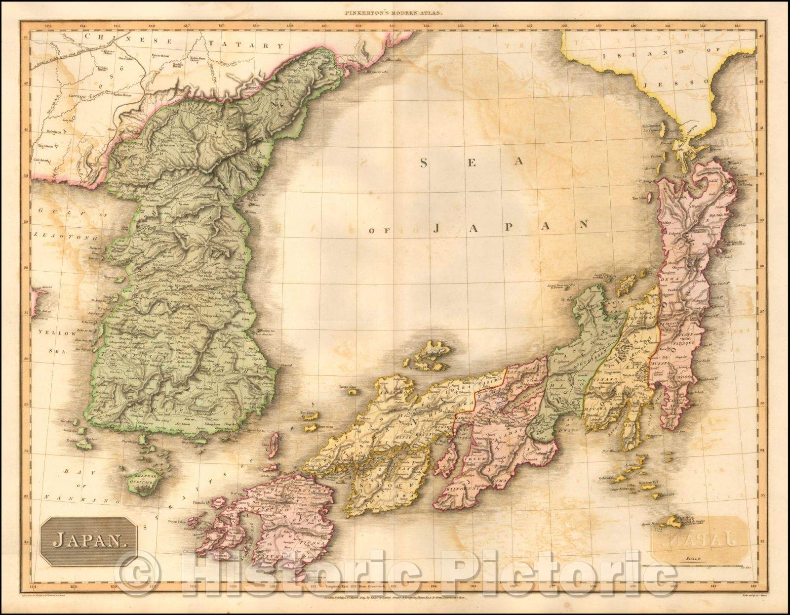 Historic Map - Japan [and Korea], 1815, John Pinkerton v1 – Historic ...