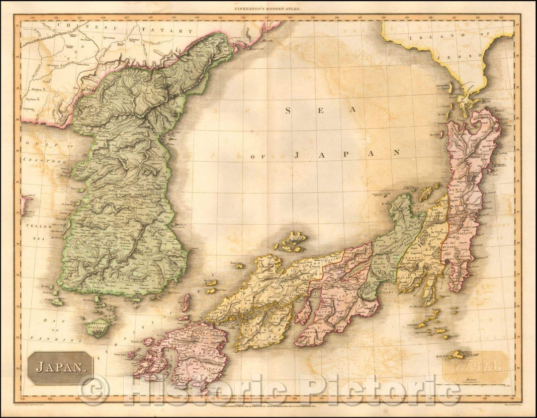 Historic Map - Japan [and Korea], 1815, John Pinkerton v1 – Historic ...