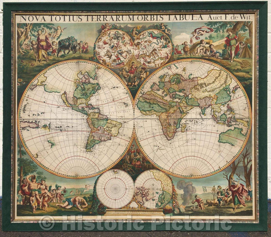 Historic Map - Nova Totius Terrarum Orbis Tabula Auct. F. de Wit. /, 1 – Historic Pictoric