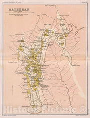 Historic Map : Matheran. Plate 55, 1893, Vintage Wall Decor – Historic ...