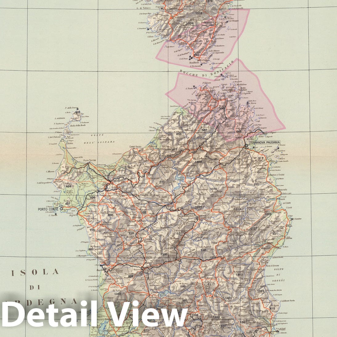 Historic Map : Foglio VI. Carta Aeronautica D'Italia. Reale Unione Nat ...