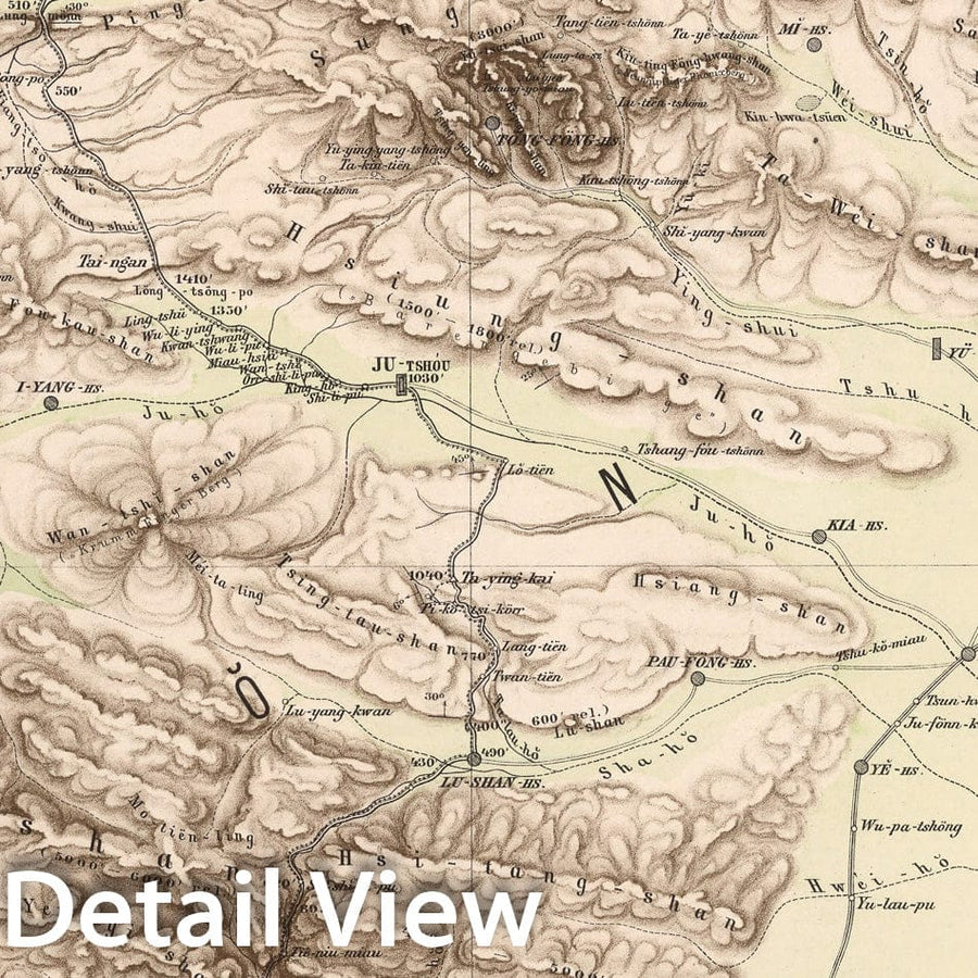 Historic Map : Blatt Honan. Tafel 19, 1885, Vintage Wall Decor ...