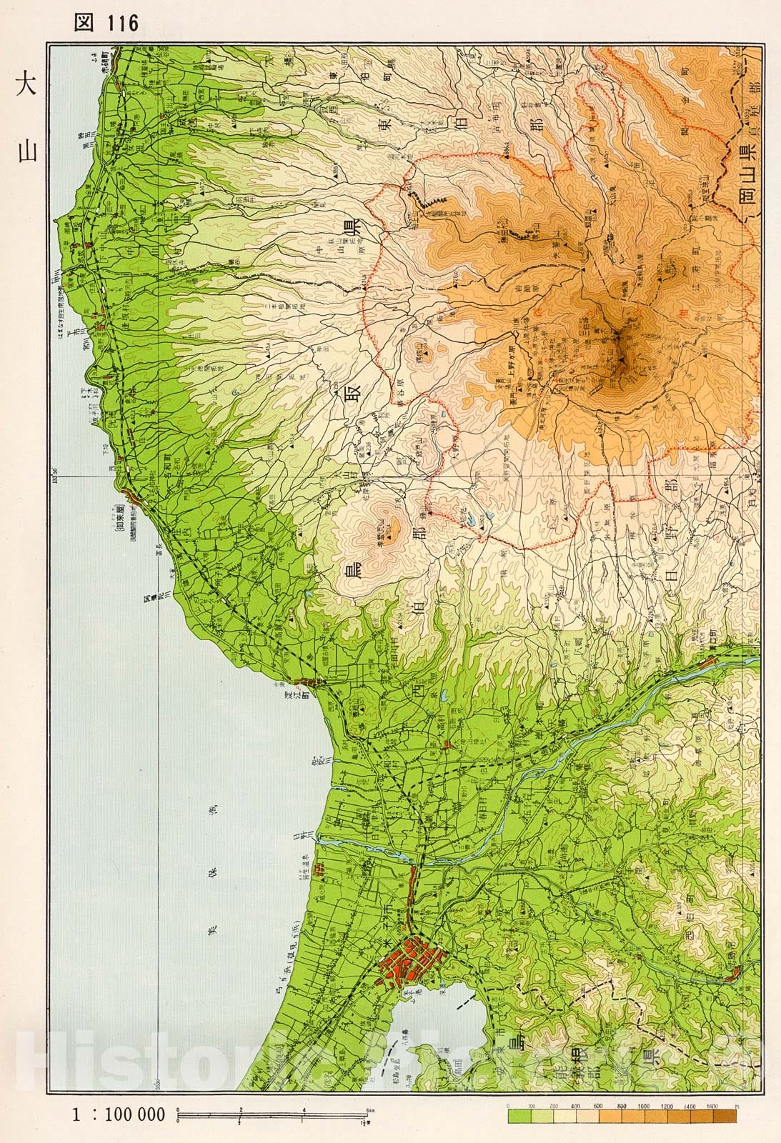 Historic Map : Oyama, Japan, 1956, Vintage Wall Decor – Historic Pictoric