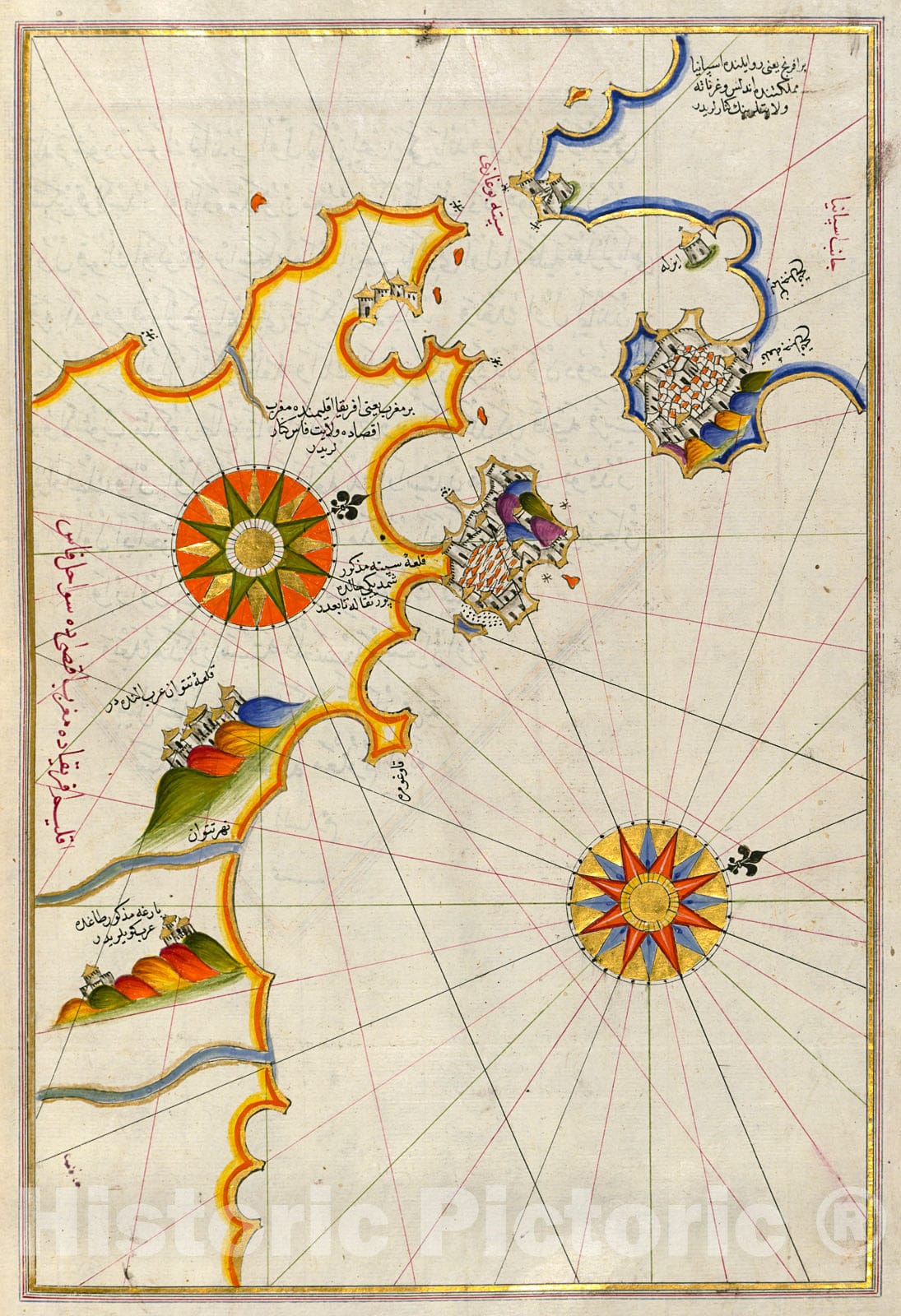Map Of Spain 1700