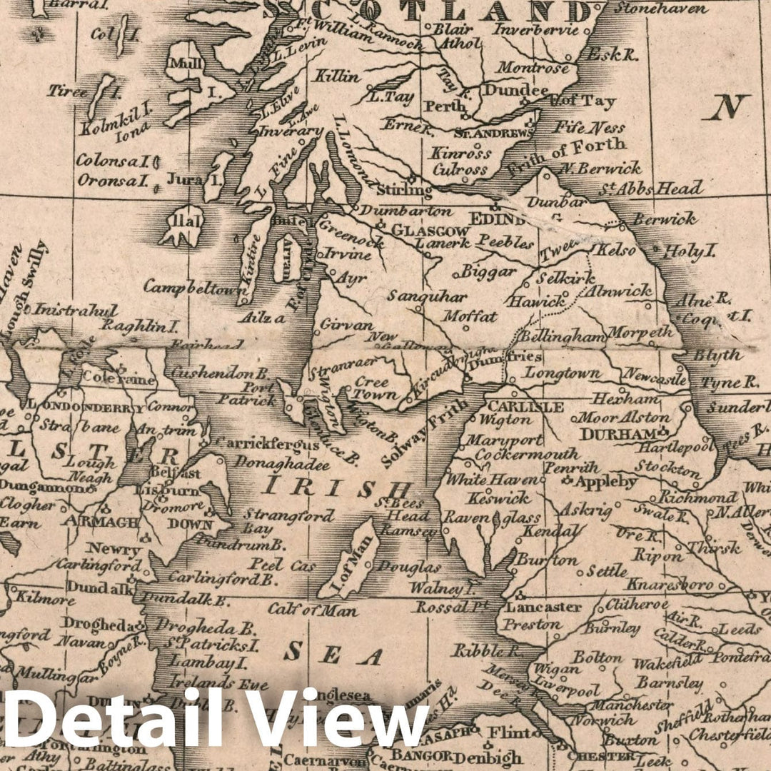 Historic Map : Britain or the United Kingdom of England, Scotland and ...