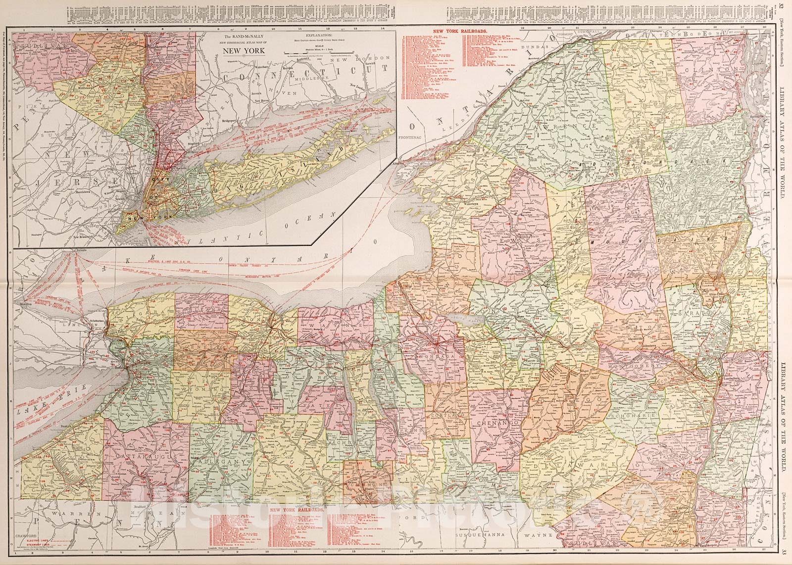 Historic Map : New York., 1912, Vintage Wall Decor - Historic Pictoric