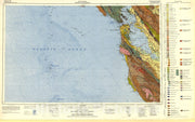 Map : Geologic map of California : San Francisco sheet, 1961 Cartograp ...