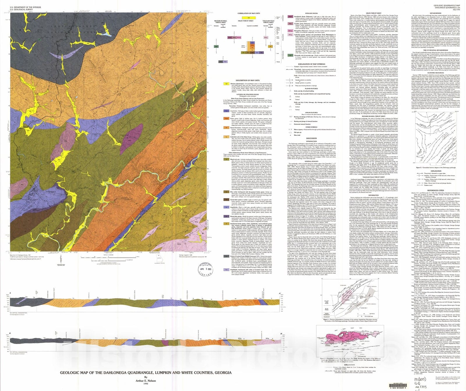 Geological Map Of Georgia Counties Mapping Abandoned Uranium Mine