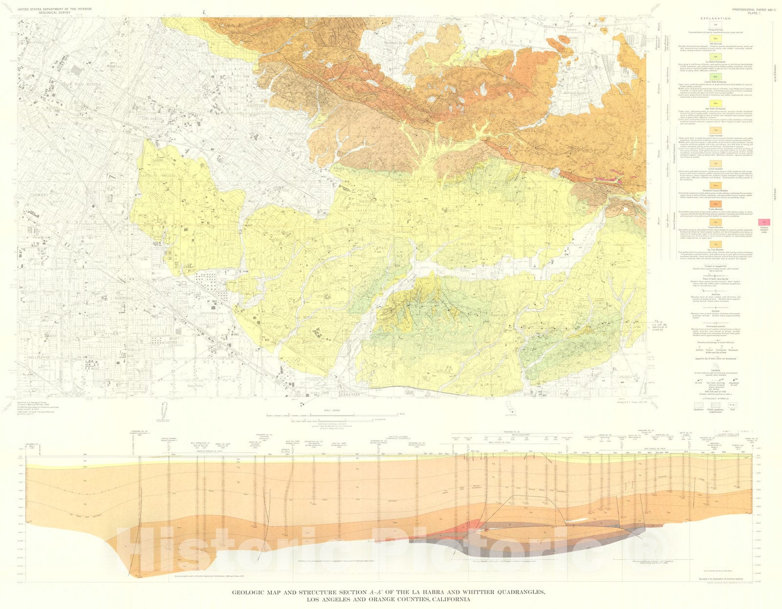 Puente Hills Oil Field Map Puente Hills Fault Wikipedia