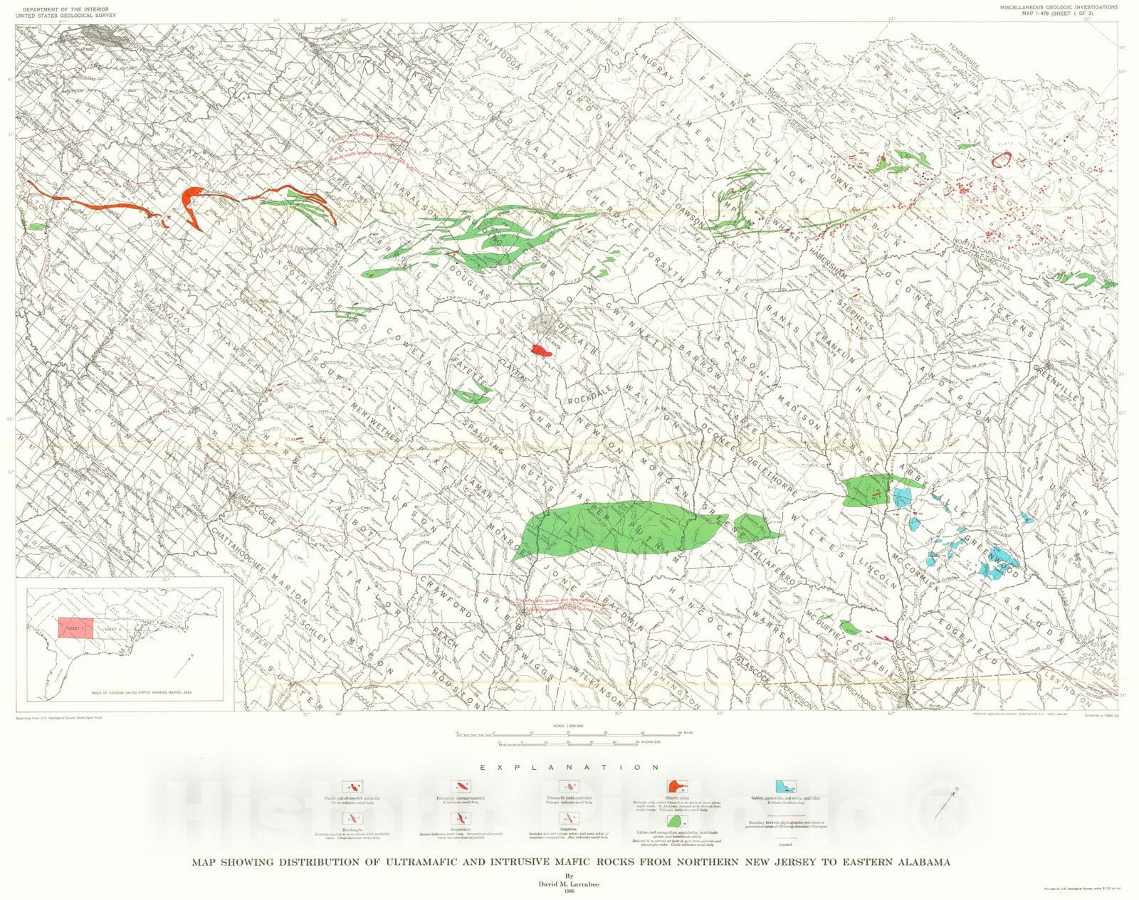 Map : Map showing distribution of ultramafic and intrusive mafic rocks ...