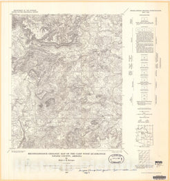 Map : Reconnaissance geologic map of the Camp Wood quadrangle, Yavapai ...
