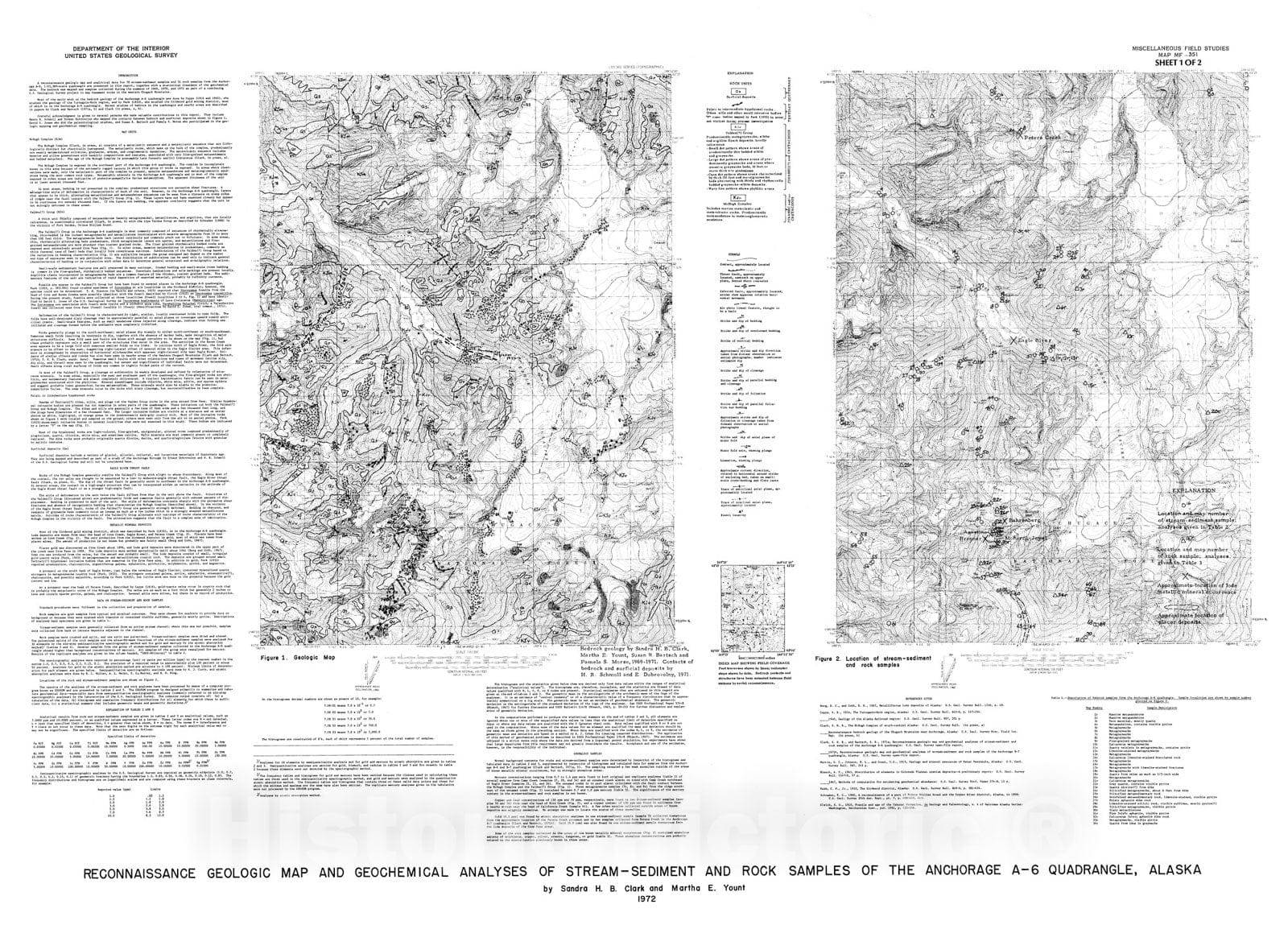 Map : Reconnaissance geologic map and geochemical analysis of stream-s ...