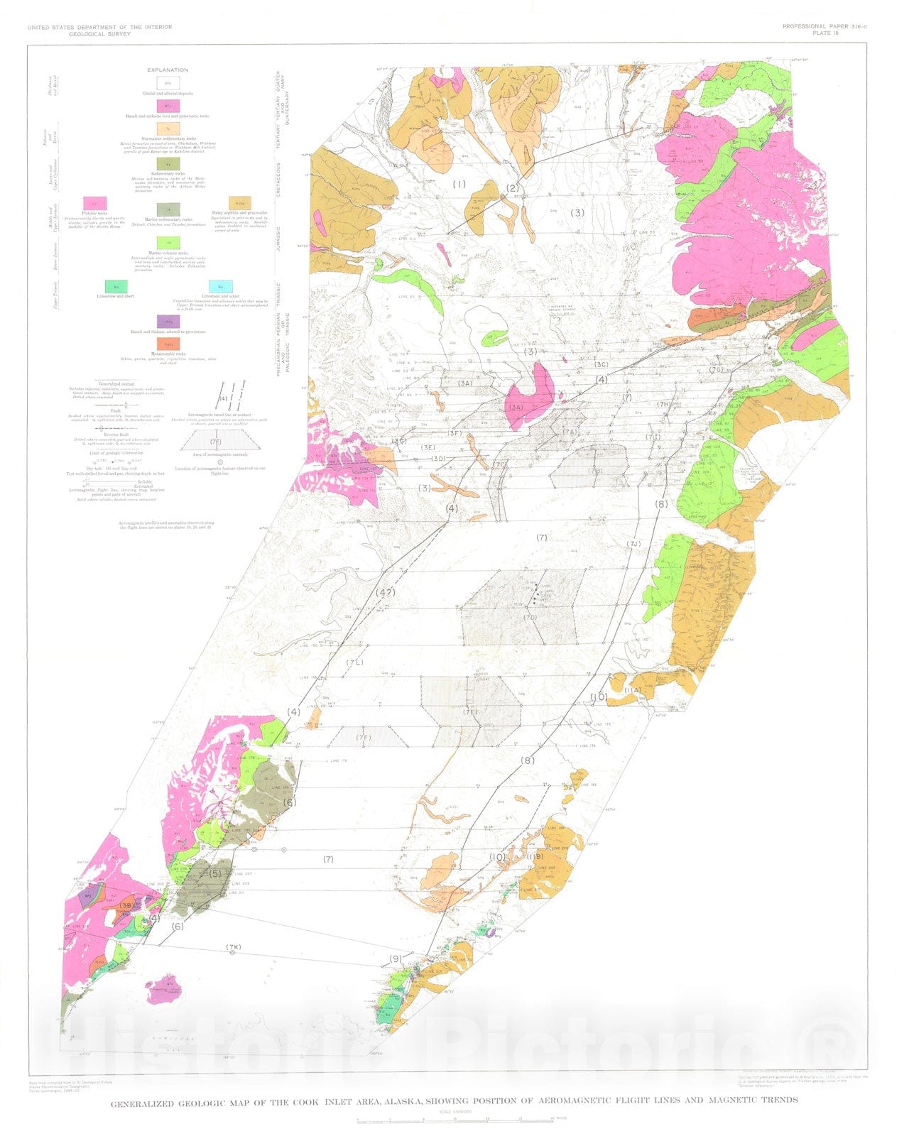Map : An aeromagnetic reconnaissance of the Cook Inlet area, Alaska, 1 ...