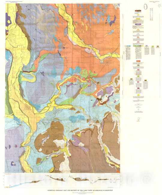 Map : Surficial geology and geomorphology of the Lake Tapps quadrangle ...
