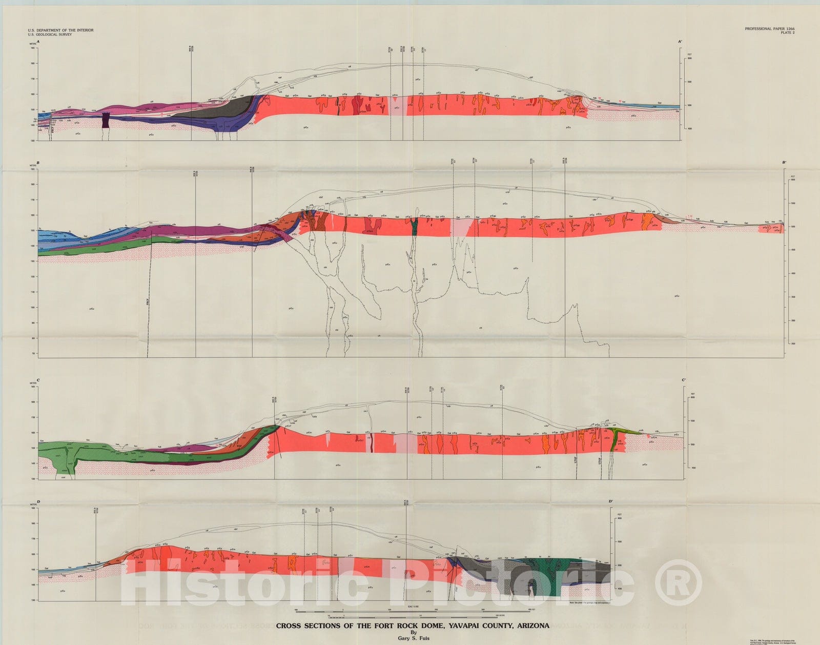 Map : The geology and mechanics of formation of the Fort Rock dome, Ya ...