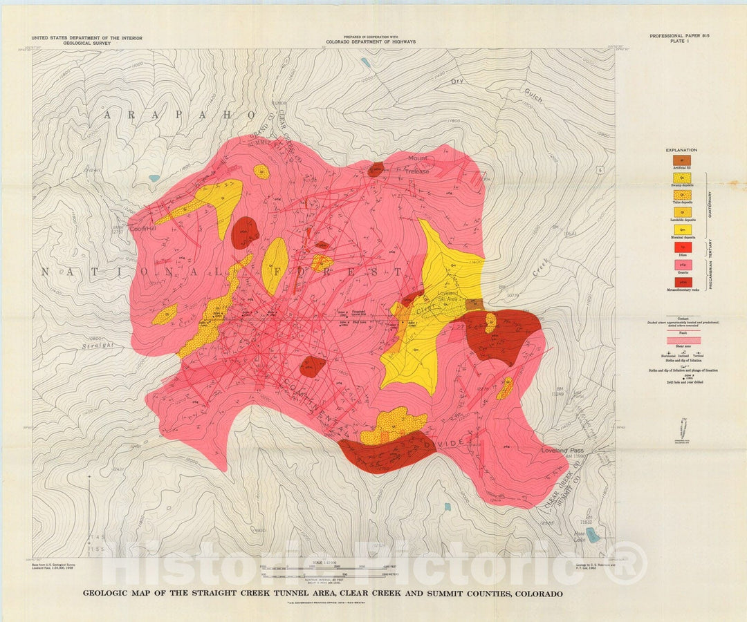 Map : Engineering geologic, geophysical, hydrologic, and rock-mechanic ...