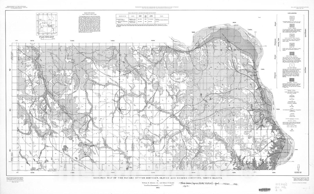 Geologic Maps North Dakota Preliminary Geologic Map Of The Newcastle
