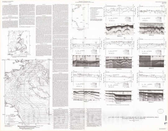 Map : Maps and seismic profiles showing geology of the inner continent ...