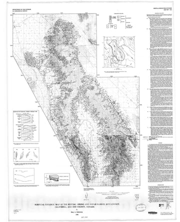 Map : Surficial geologic map of the Resting Spring and Nopah Ranges, I ...