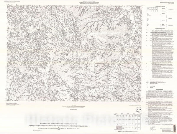 Map : Photogeologic and reconnaissance geologic map of the Griffin Cou ...