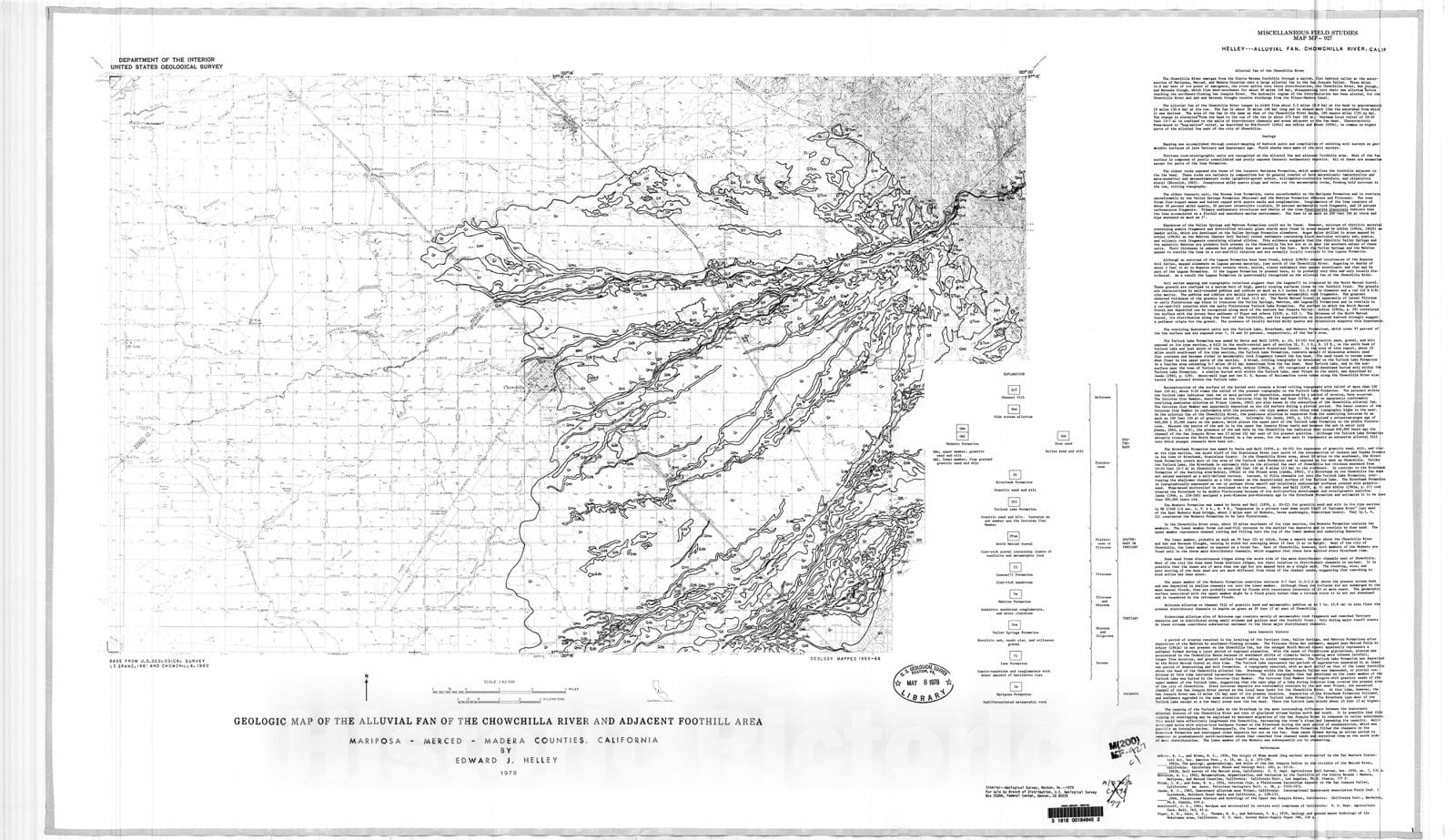 Alluvial Fan Map