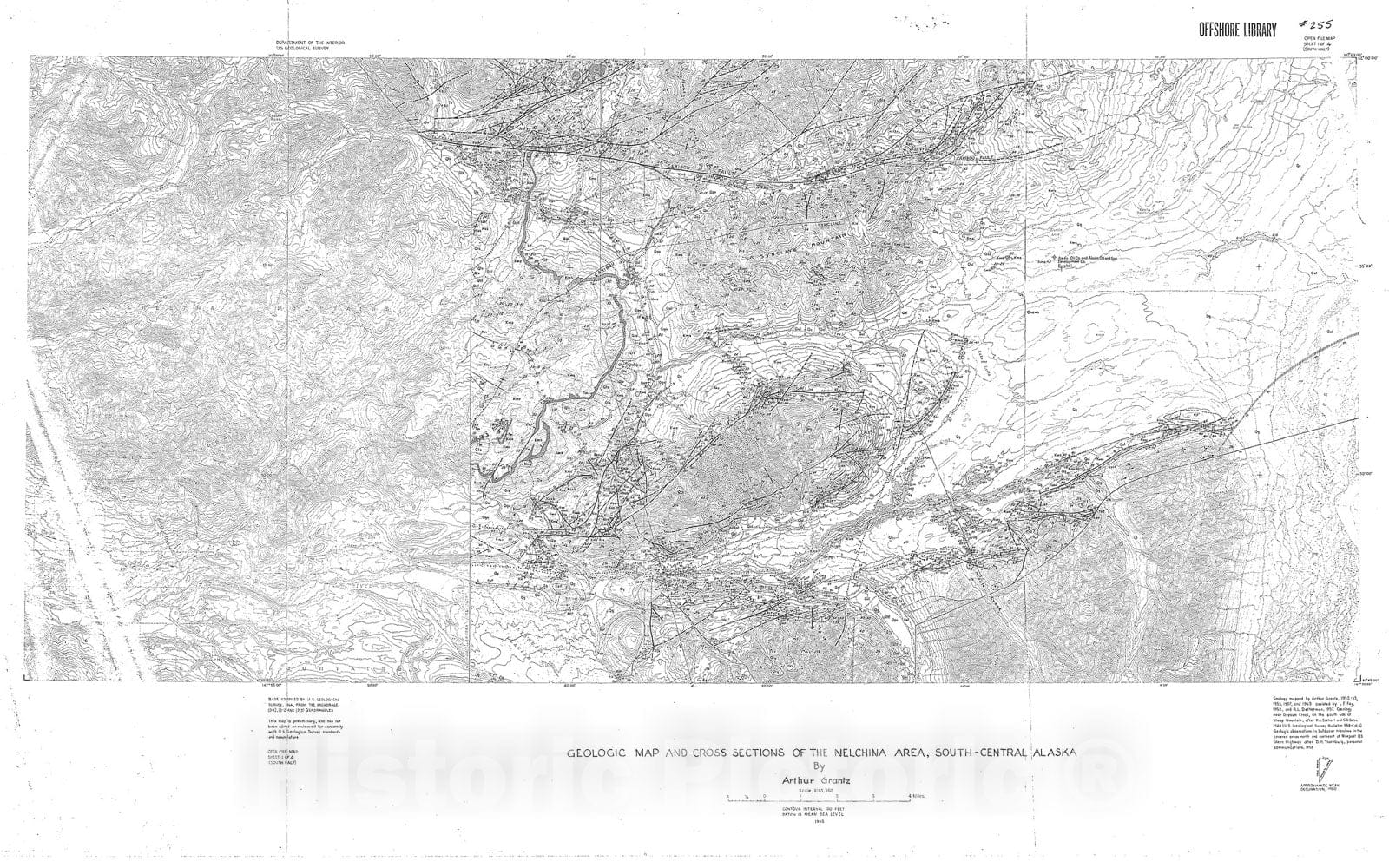 Map : Geologic map and cross sections of the Nelchina area, south-cent ...
