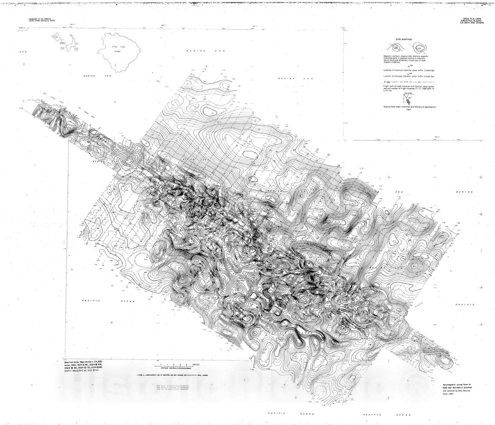 Map : Interpretation of an aeromagnetic survey of the Amchitka Island ...