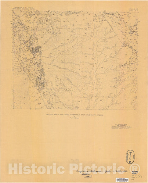 Map : Geologic map of the Lochiel quadrangle, Santa Cruz County, Calif ...