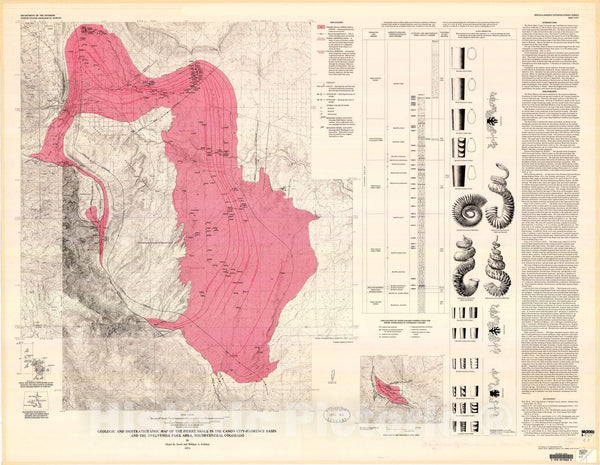 Map : Geologic and biostratigraphic map of the Pierre Shale in the Can ...