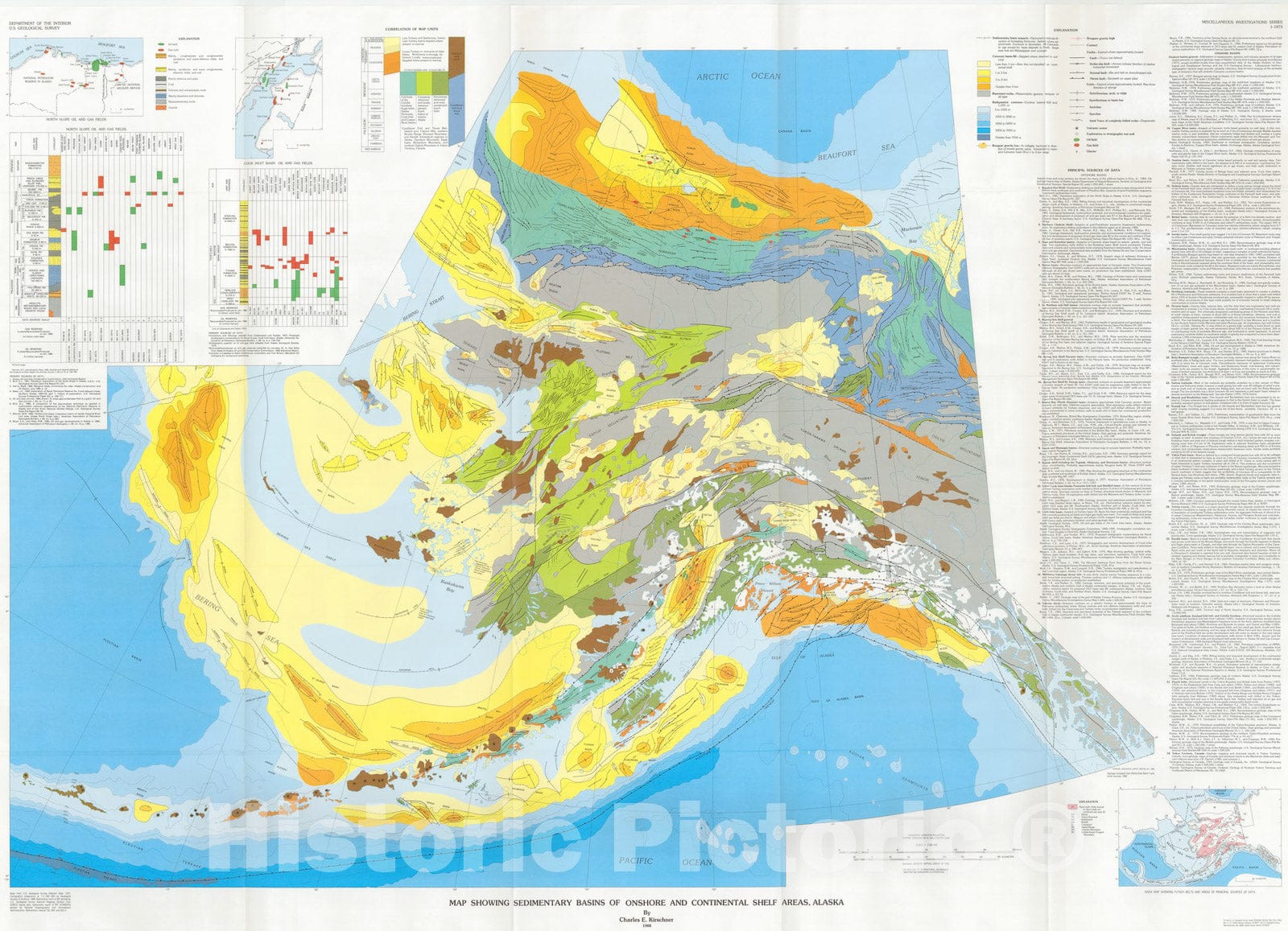 Map : Map showing sedimentary basins of onshore and continental shelf ...