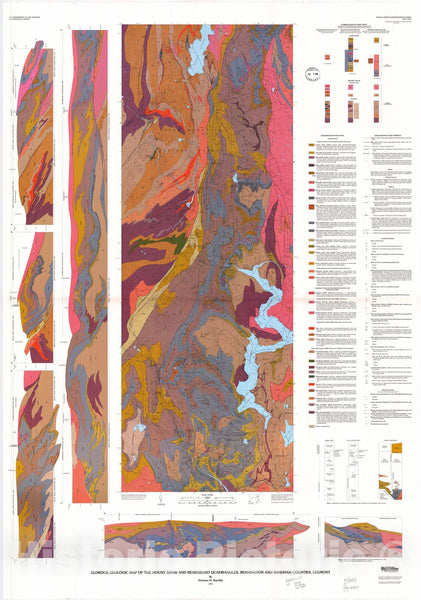 Map : Bedrock geologic map of the Mount Snow and Readsboro quadrangles ...