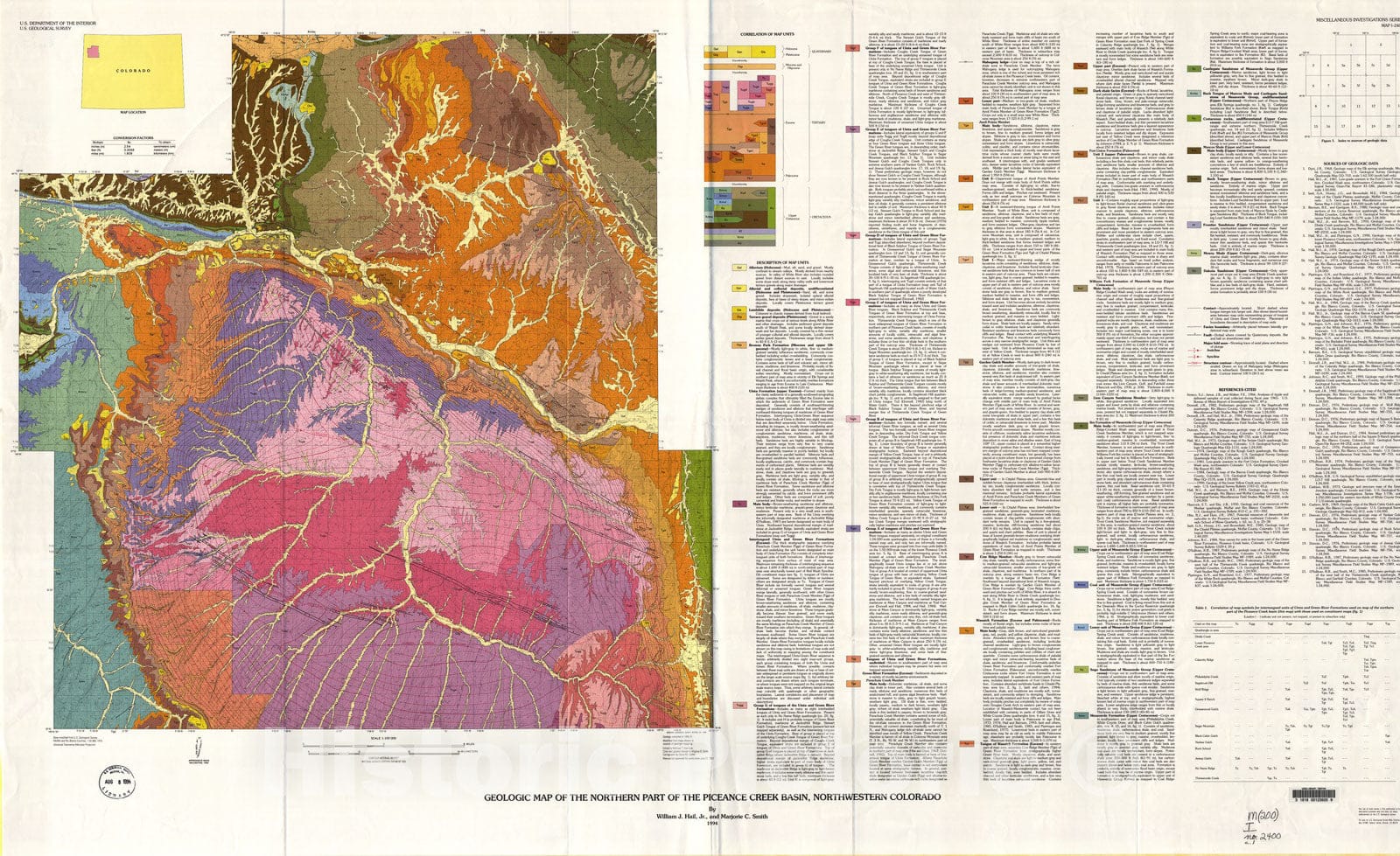 Piceance Basin Colorado Map