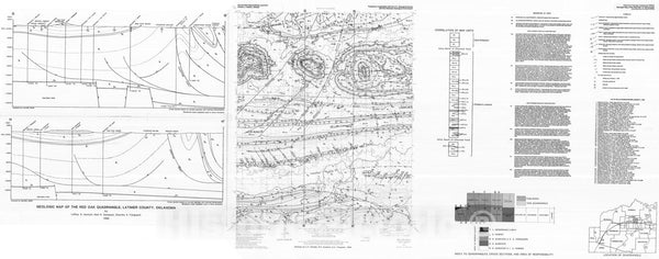 Map : Geologic map of the Red Oak quadrangle, Latimer County, Oklahoma ...