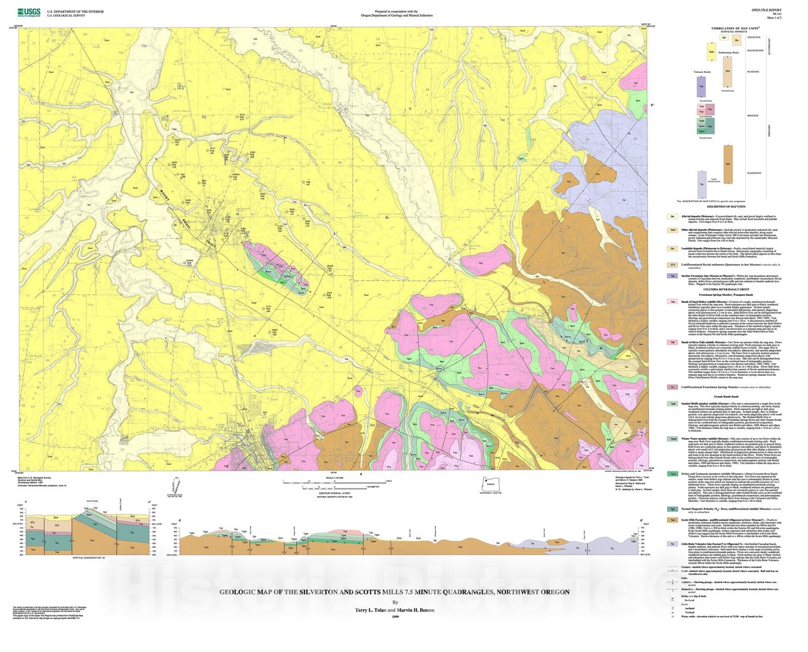 Map Of Northeast Oregon