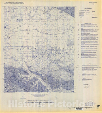 Map : Geologic map of the Redlands quadrangle, San Bernardino and Rive ...