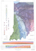 Map : Bedrock geologic map of Indiana, 1987 Cartography Wall Art ...